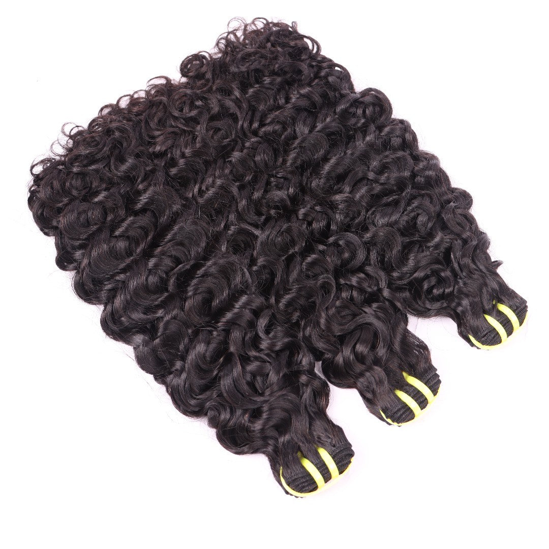 🌊 Water Wave Hair Extensions – 100% Virgin Human Hair